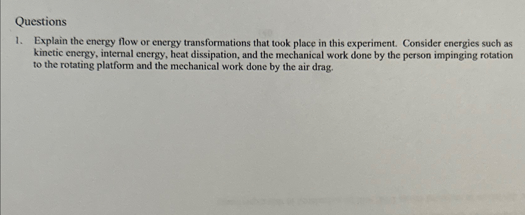 Solved QuestionsExplain the energy flow or energy | Chegg.com