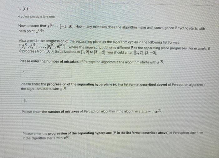 Solved 1. (c) 4 points possible (graded Now assume that 0 = | Chegg.com Solved 1. (c) 4 points possible (graded Now assume that 0 = | Chegg.com