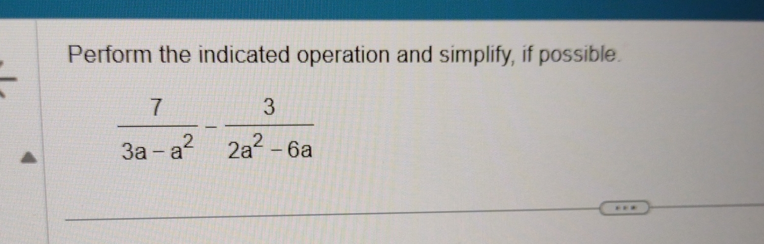 Solved Perform the indicated operation and simplify, if | Chegg.com