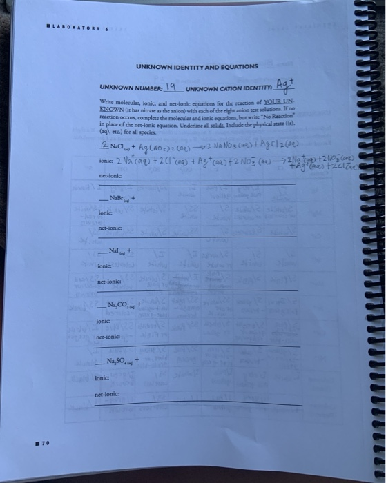Solved LABORATORY 6 UNKNOWN IDENTITY AND EQUATIONS UNKNOWN | Chegg.com