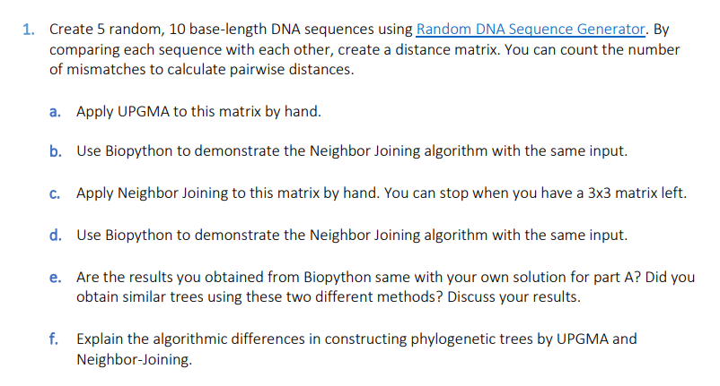 Solved PLEASE USE THESE SEQUENCES I WANT TO CHECK MY OWN | Chegg.com