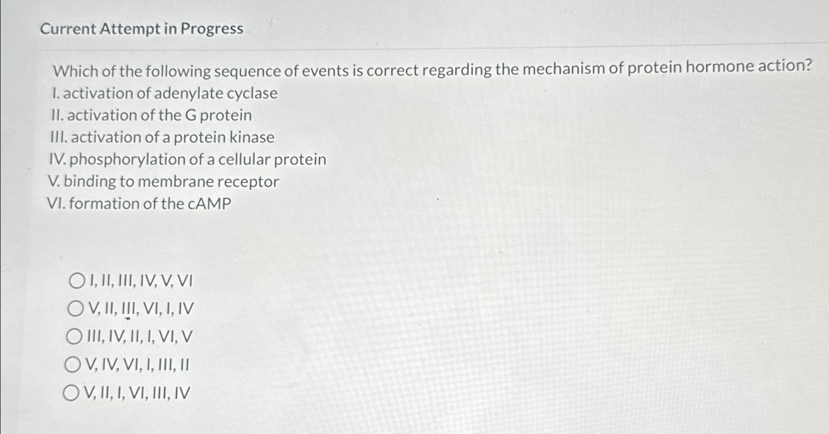 Solved Current Attempt in ProgressWhich of the following | Chegg.com