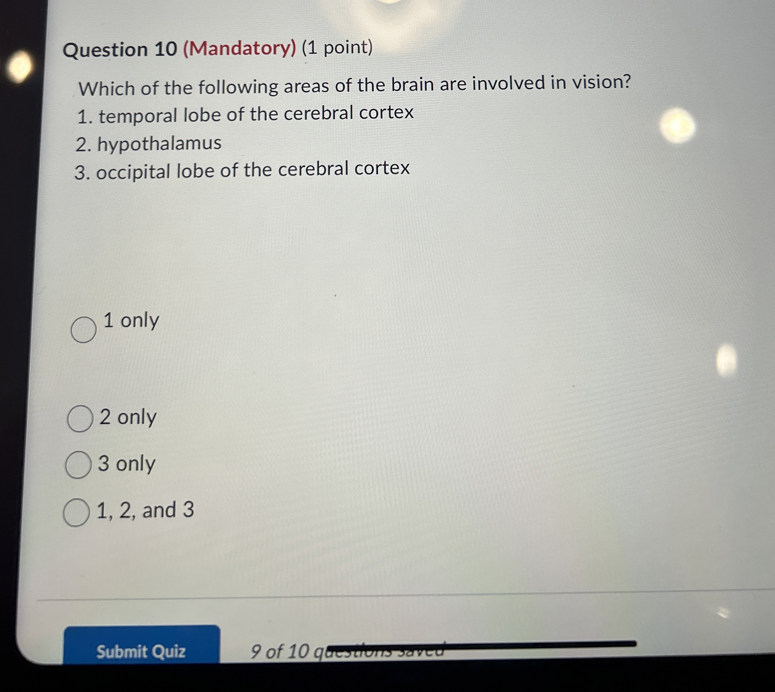 Solved Question 10 (Mandatory) (1 ﻿point)Which of the | Chegg.com