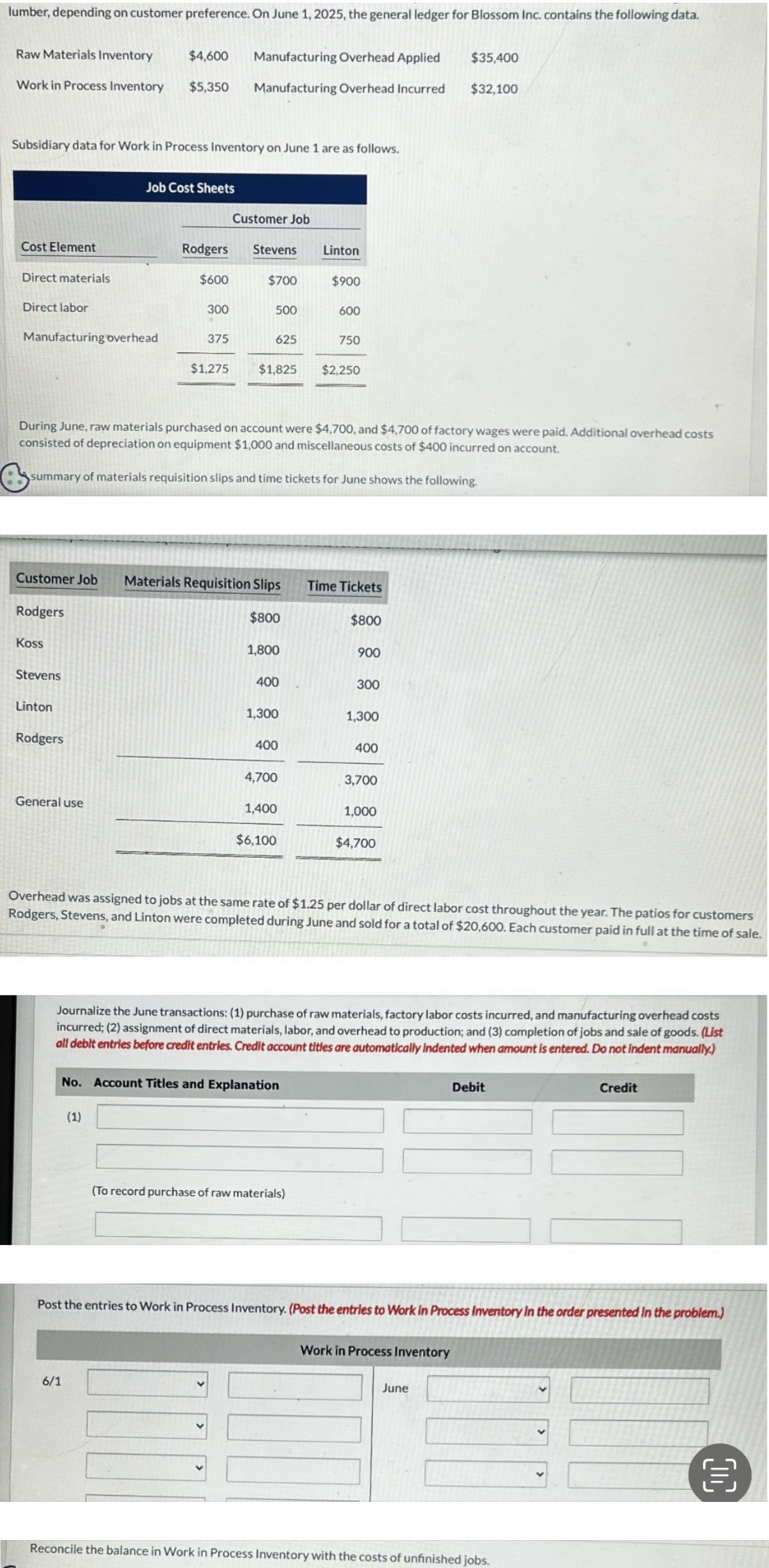 PLEASE ANSWER ALL PARTS AND CORRECTLY AND I WILL GIVE | Chegg.com