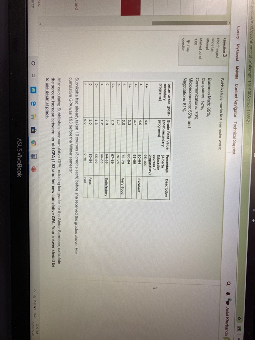 Solved quest.ca/mod/quiz/attempt php attempt=1479100&cmnid | Chegg.com