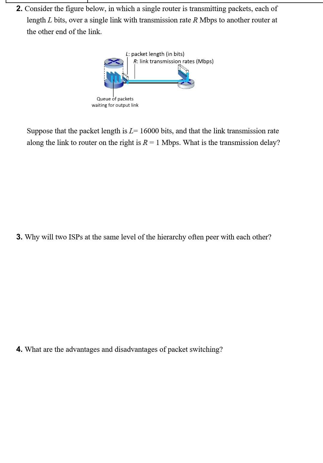 Solved 2. Consider the figure below, in which a single | Chegg.com