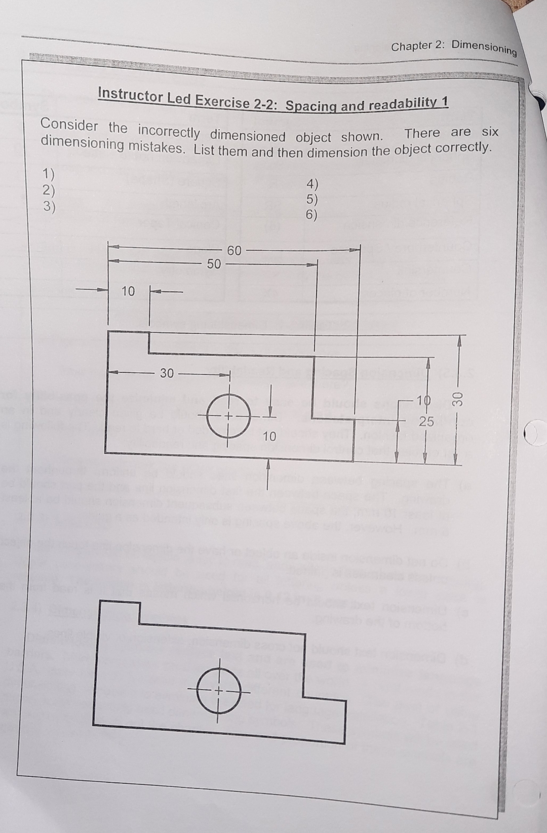 Solved Chapter 2: DimensioningInstructor Led Exercise 2-2: | Chegg.com