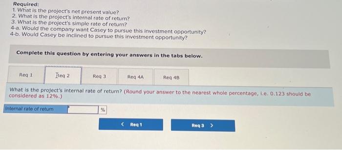 Solved Problem 12-17 Net Present Value Analysis; Internal | Chegg.com