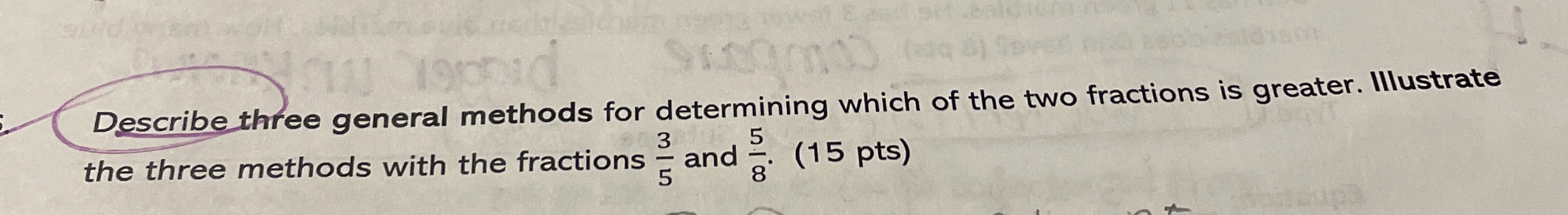Solved Describe three general methods for determining which | Chegg.com