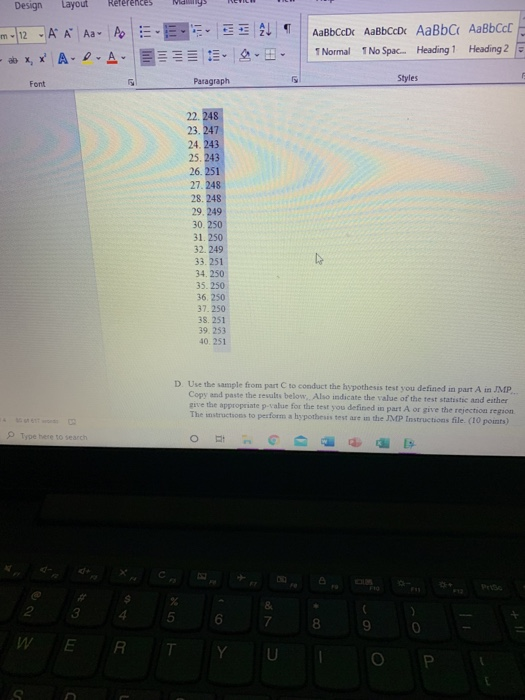 Solved ayout References Mailings Review View Help BLUEBEAM E | Chegg.com