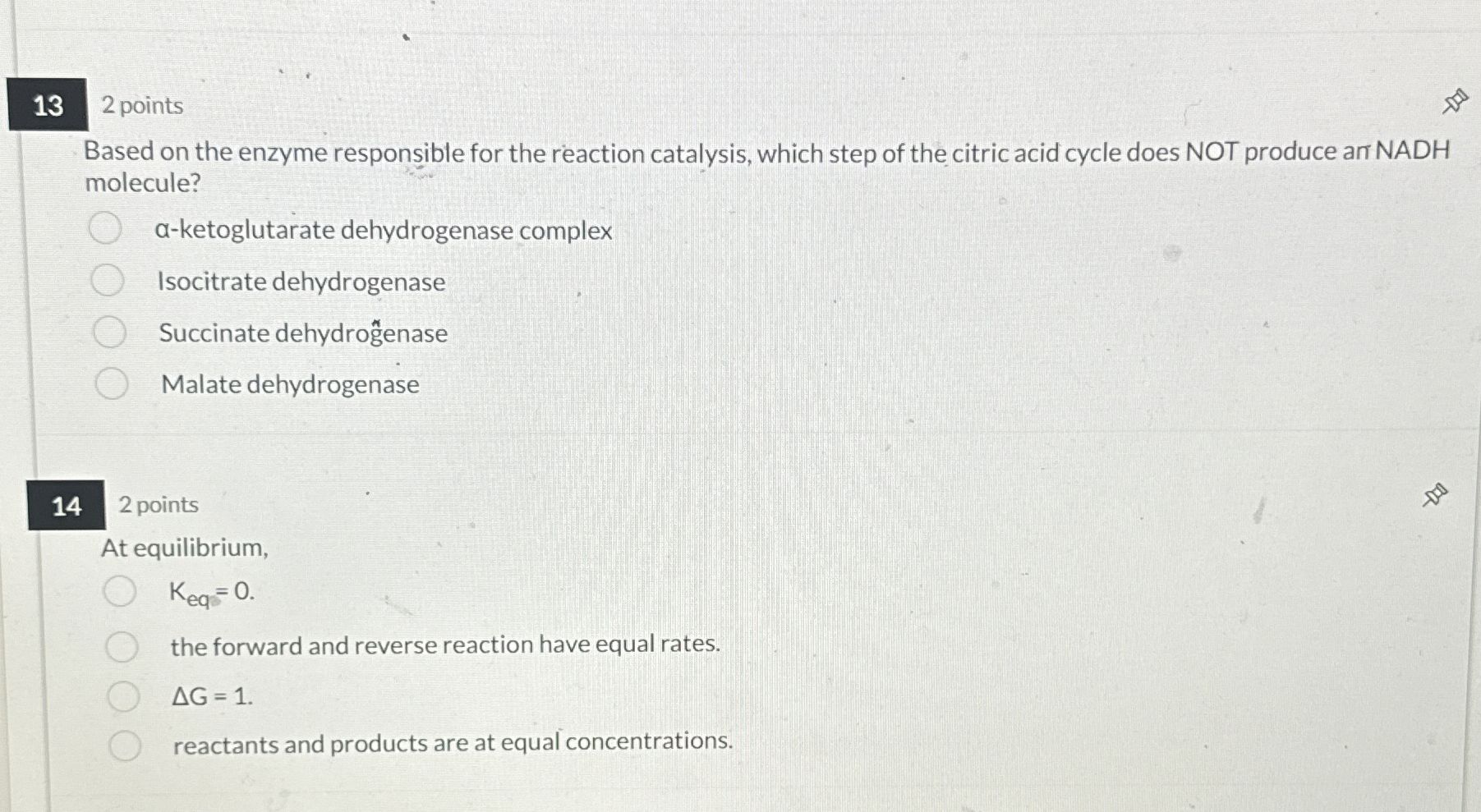 Solved 132 ﻿pointsBased on the enzyme responsible for the | Chegg.com