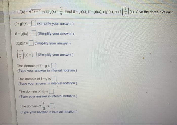 Solved Let f(x) = 3x2 + 1 and g(x) = - 2x +6. Find the | Chegg.com