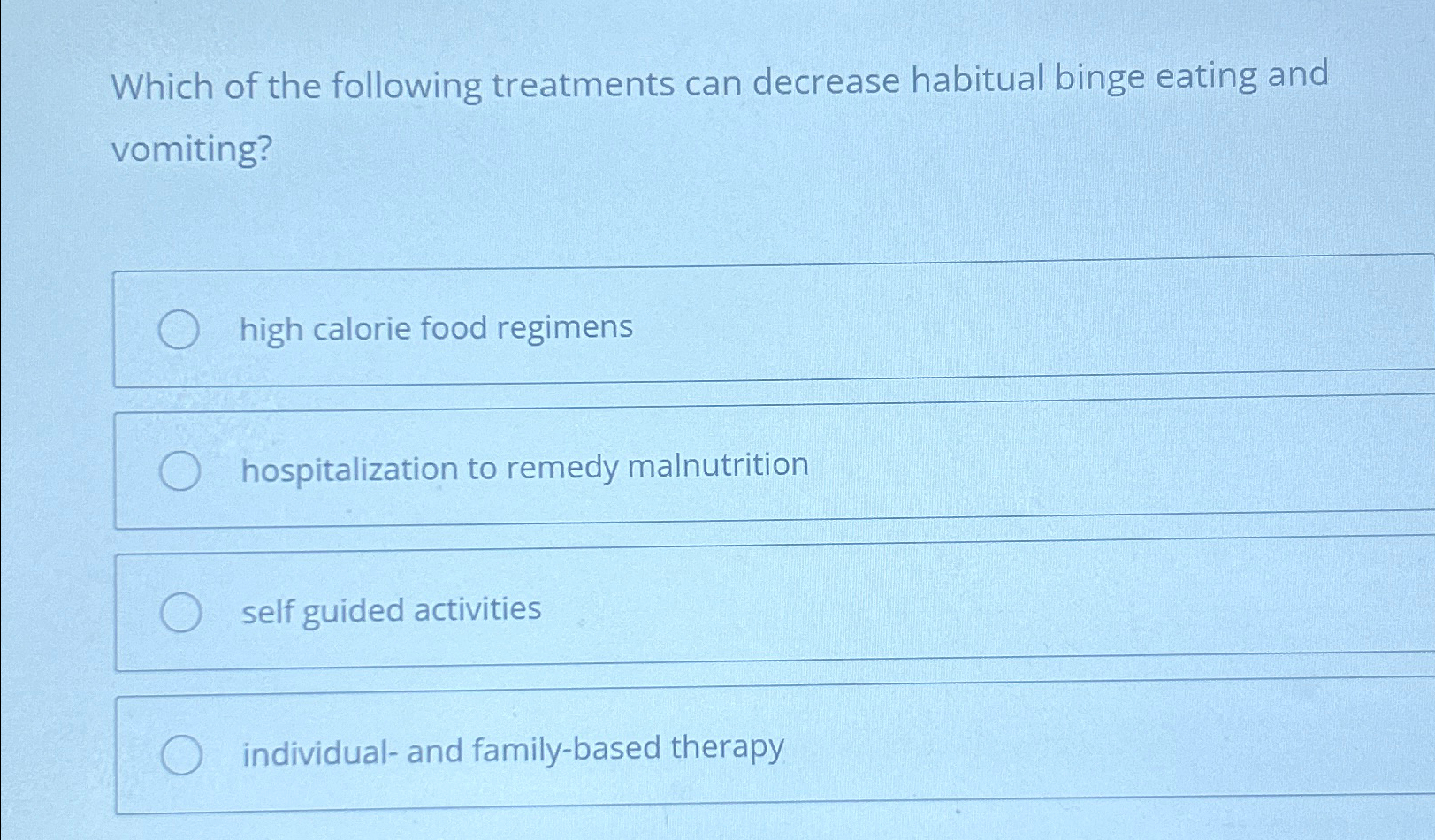 Solved Which of the following treatments can decrease | Chegg.com