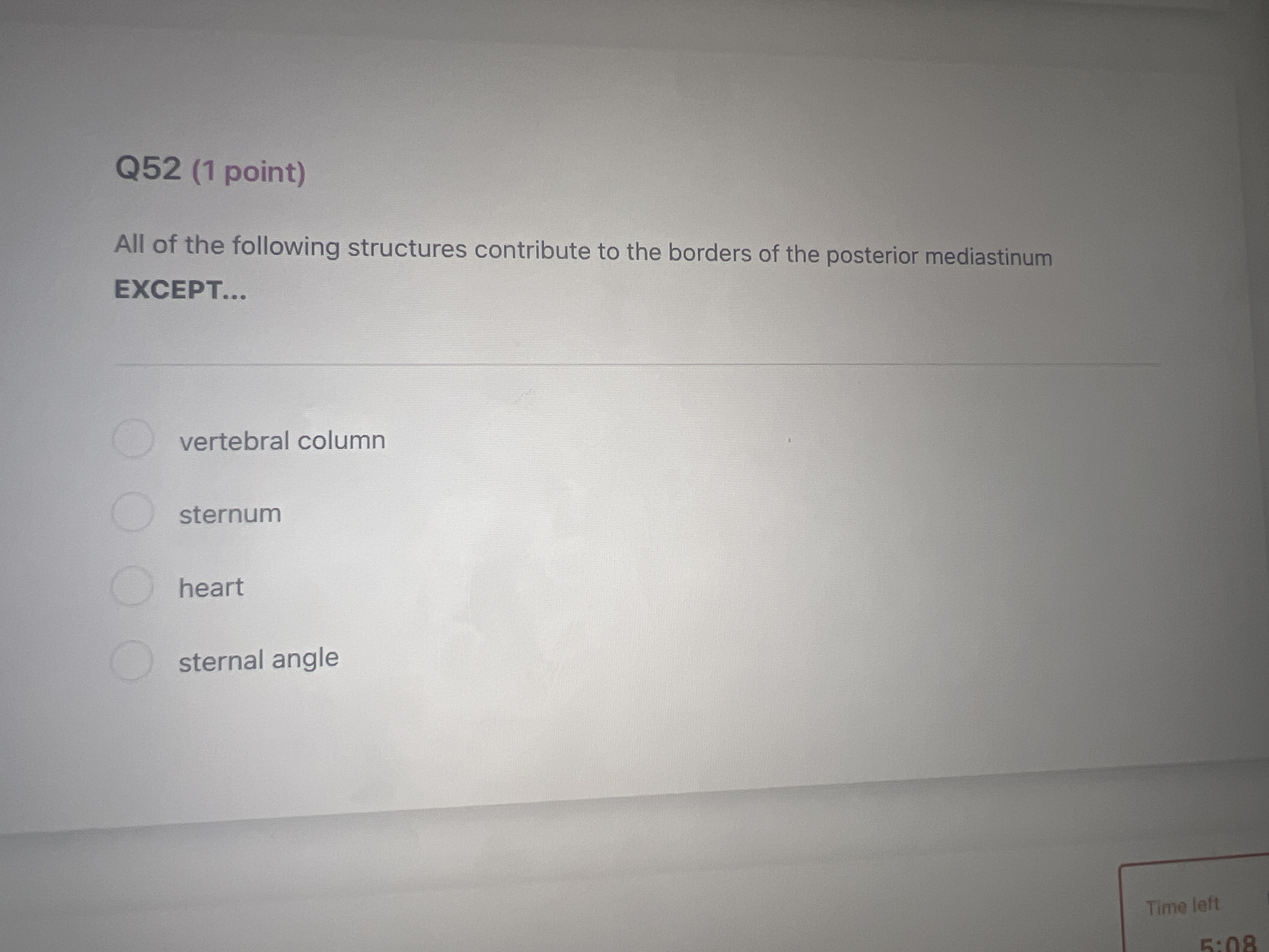 Solved Q52 (1 ﻿point)All of the following structures | Chegg.com