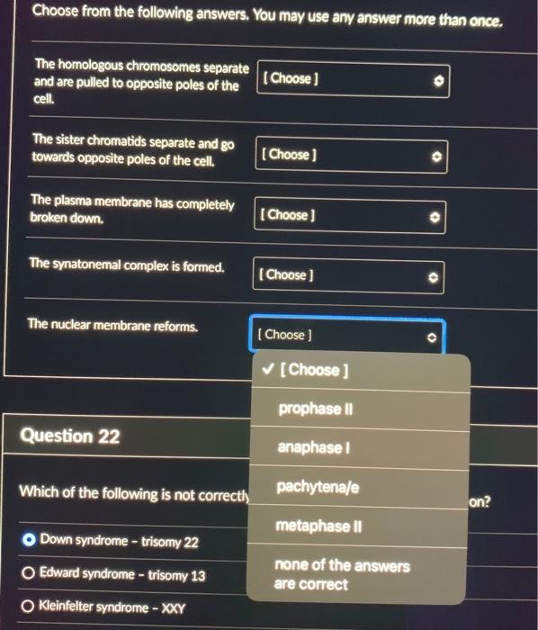 Solved Choose from the following answers. You may use any | Chegg.com