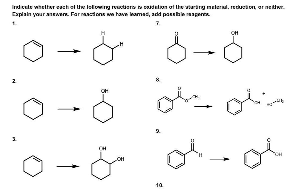 Solved Indicate whether each of the following reactions is | Chegg.com