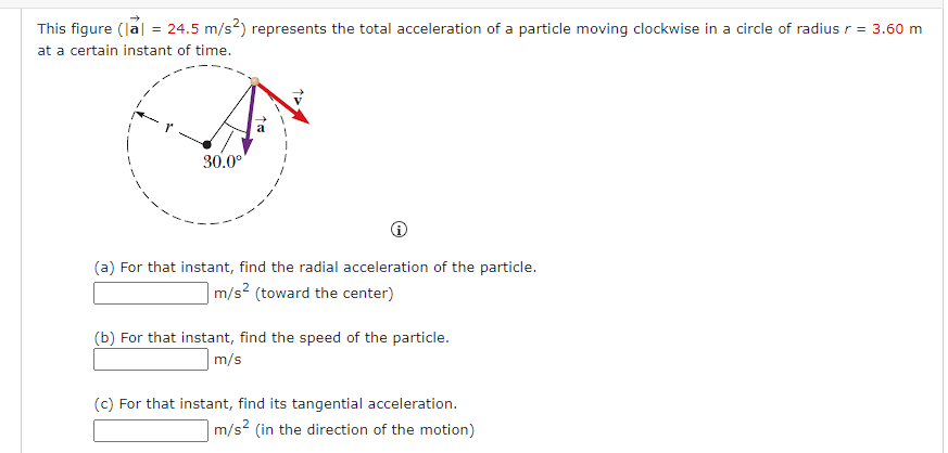 Solved This figure ) ﻿represents the total acceleration of | Chegg.com