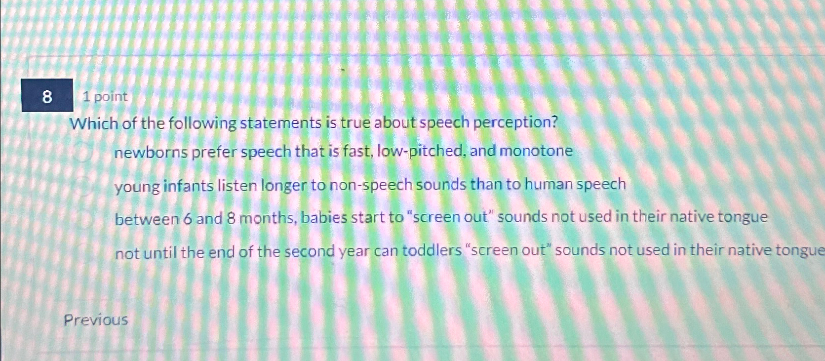 Solved 1 ﻿pointWhich of the following statements is true | Chegg.com