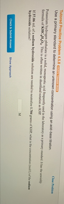 Solved Tutored Practice Problem 4.5.8 COUNTS TOWARDS CRADE | Chegg.com