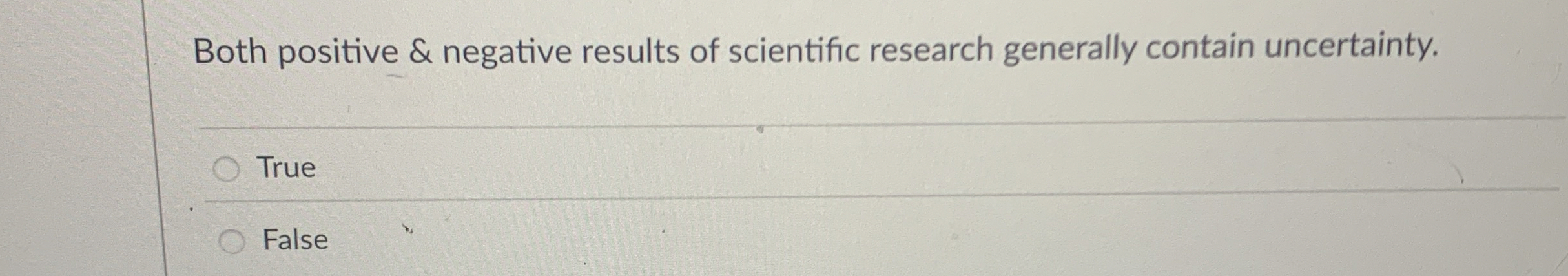 Solved Both positive & negative results of scientific | Chegg.com
