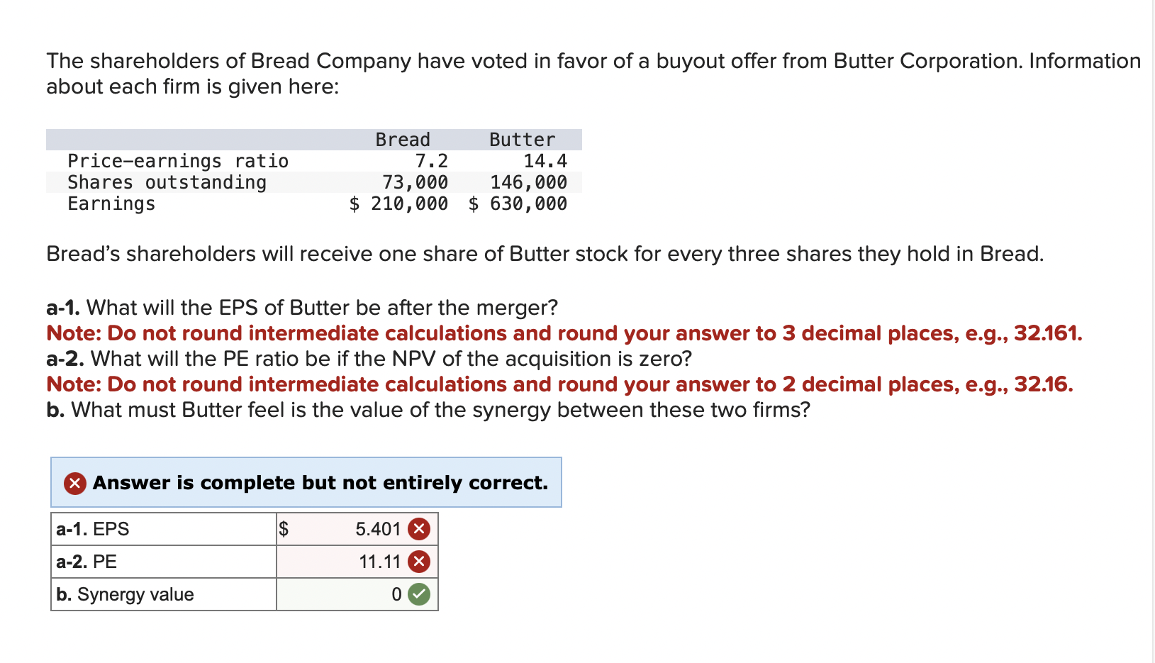 Solved The shareholders of Bread Company have voted in favor | Chegg.com
