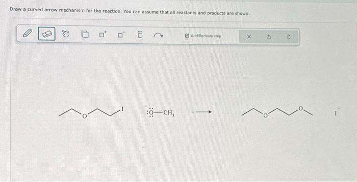 Solved Draw a curved arrow mechanism for the reaction. You | Chegg.com