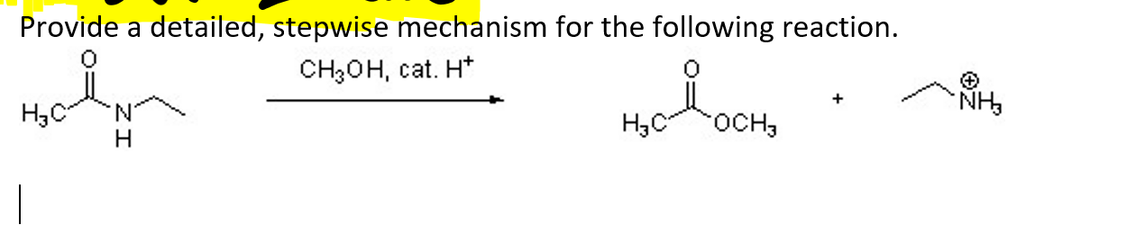 Solved Provide a detailed, stepwise mechanism for the | Chegg.com