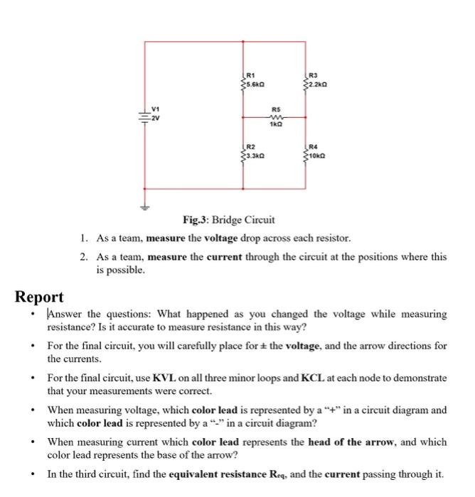 Solved Create the circuit using Breadboard and measure with | Chegg.com