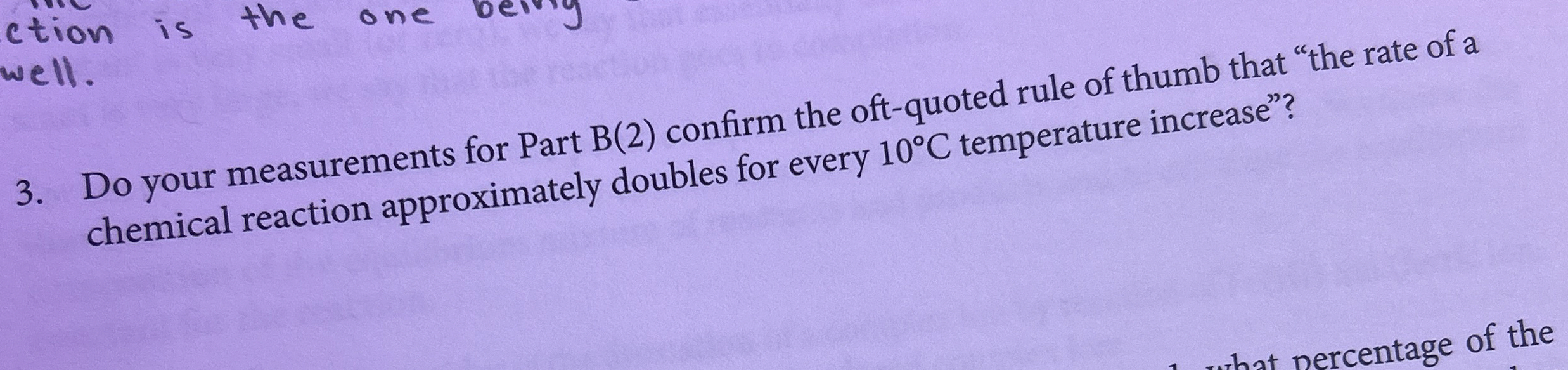 Solved Do your measurements for Part B(2) ﻿confirm the | Chegg.com