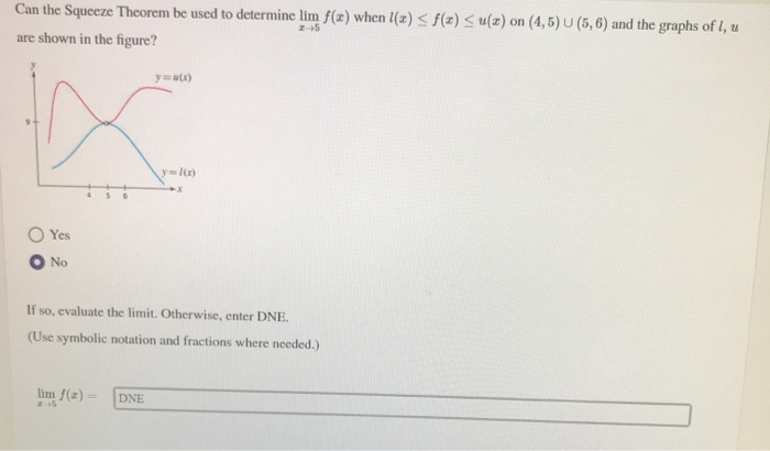 Solved Can the Squeeze Theorem be used to determine lim f(x) | Chegg.com