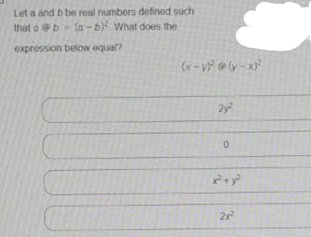 Solved Let a and b be real numbers defined such that a (a) | Chegg.com