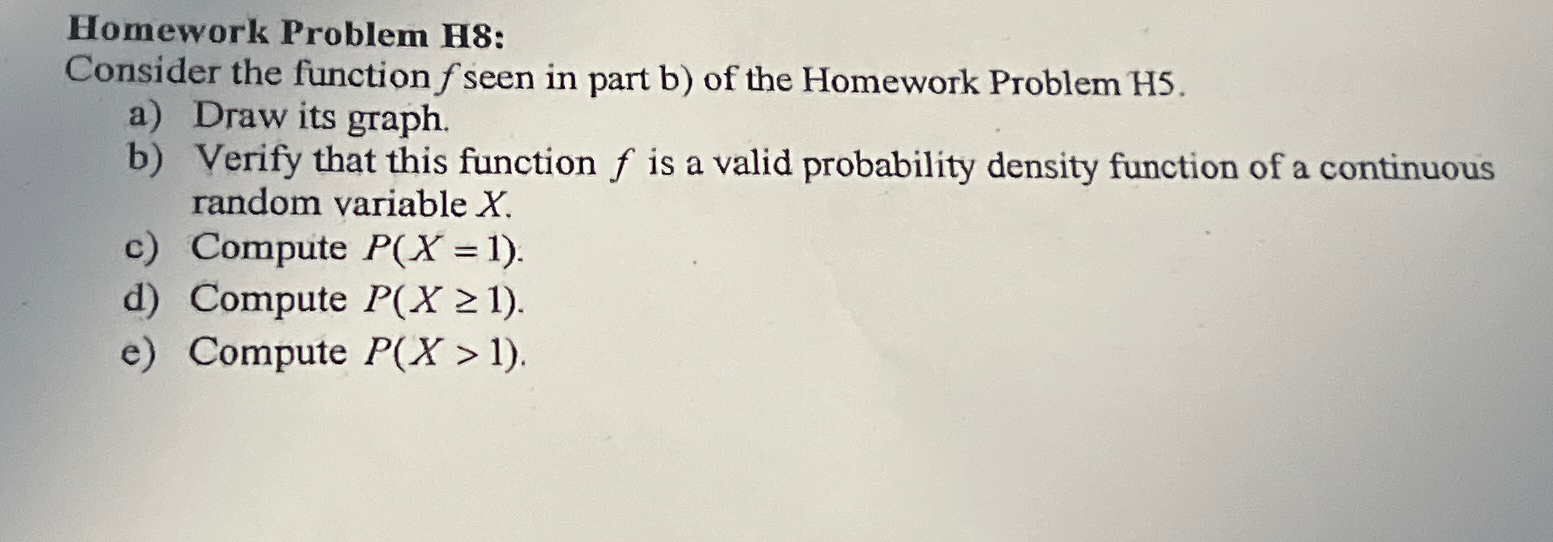 Solved Homework Problem H8:Consider the function f seen in | Chegg.com Solved Homework Problem H8:Consider the function f seen in | Chegg.com