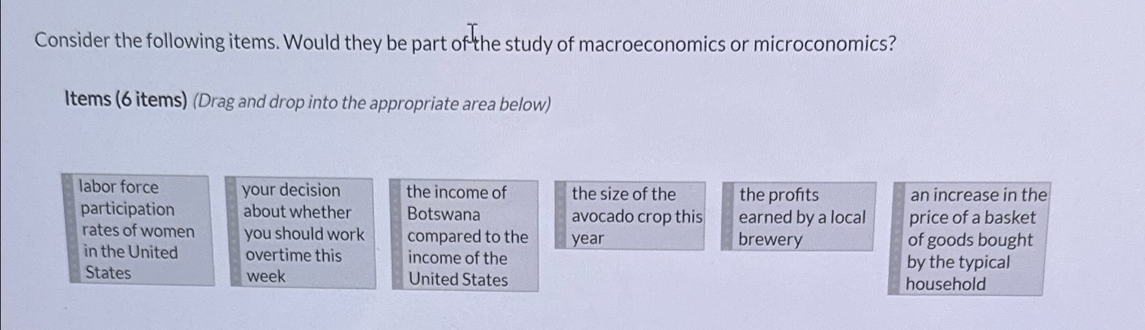 Solved Consider the following items. Would they be part of | Chegg.com