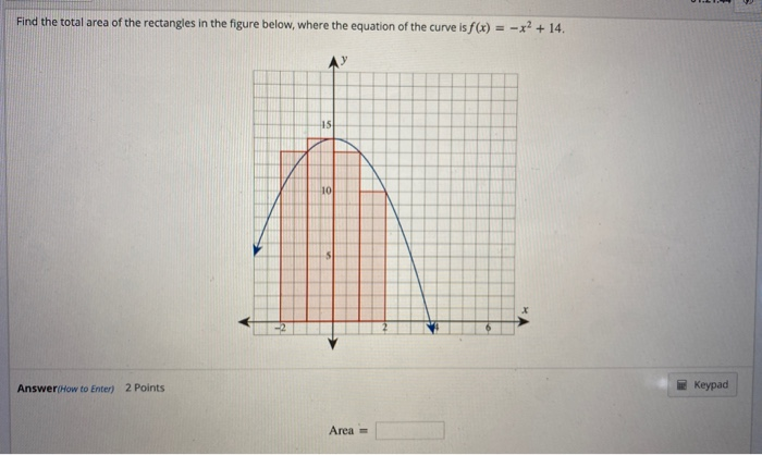 Solved Find the total area of the rectangles in the figure | Chegg.com