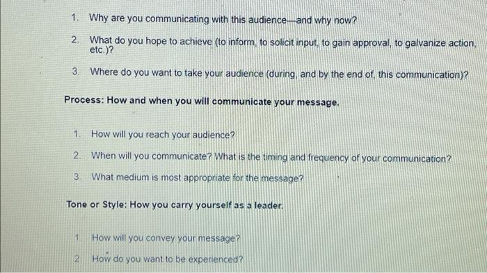 Solved Tailoring your communication to fit a specific group. | Chegg.com