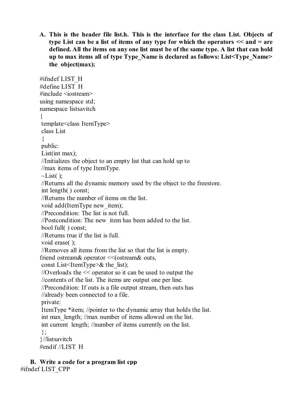 Solved #include current_length = 0;}//Uses | Chegg.com