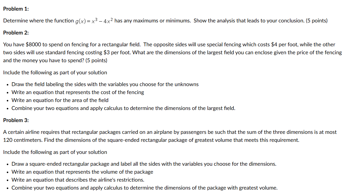 Problem 1: Determine where the function \( | Chegg.com