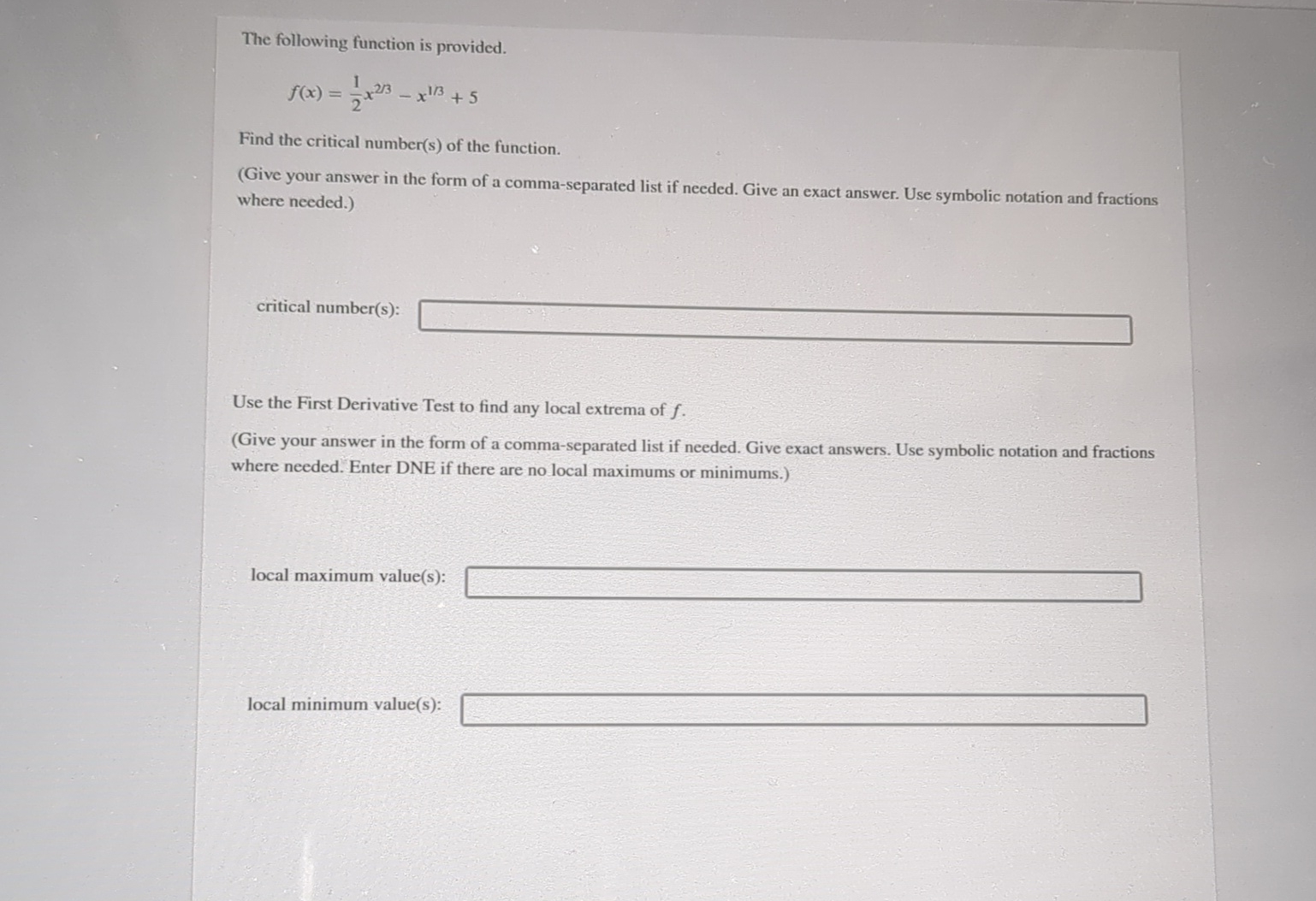 Solved The following function is | Chegg.com