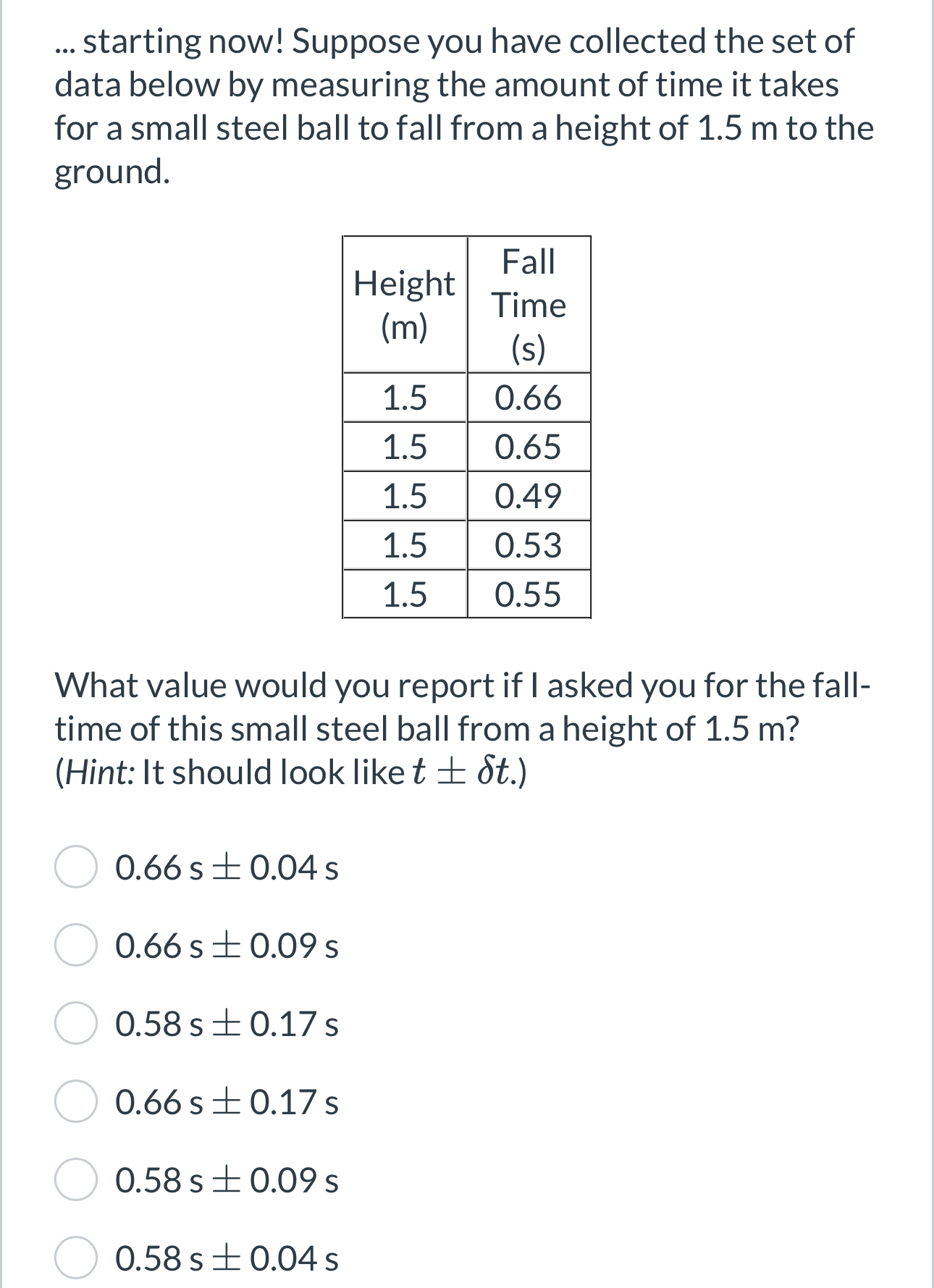 Solved ... ﻿starting now! Suppose you have collected the set | Chegg.com