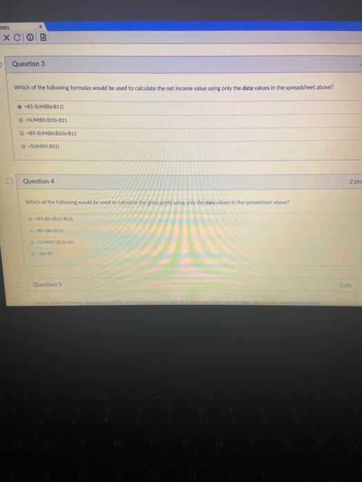 Solved A B 1 Net Income Model 2 Data 4 $10,000,000 | Chegg.com