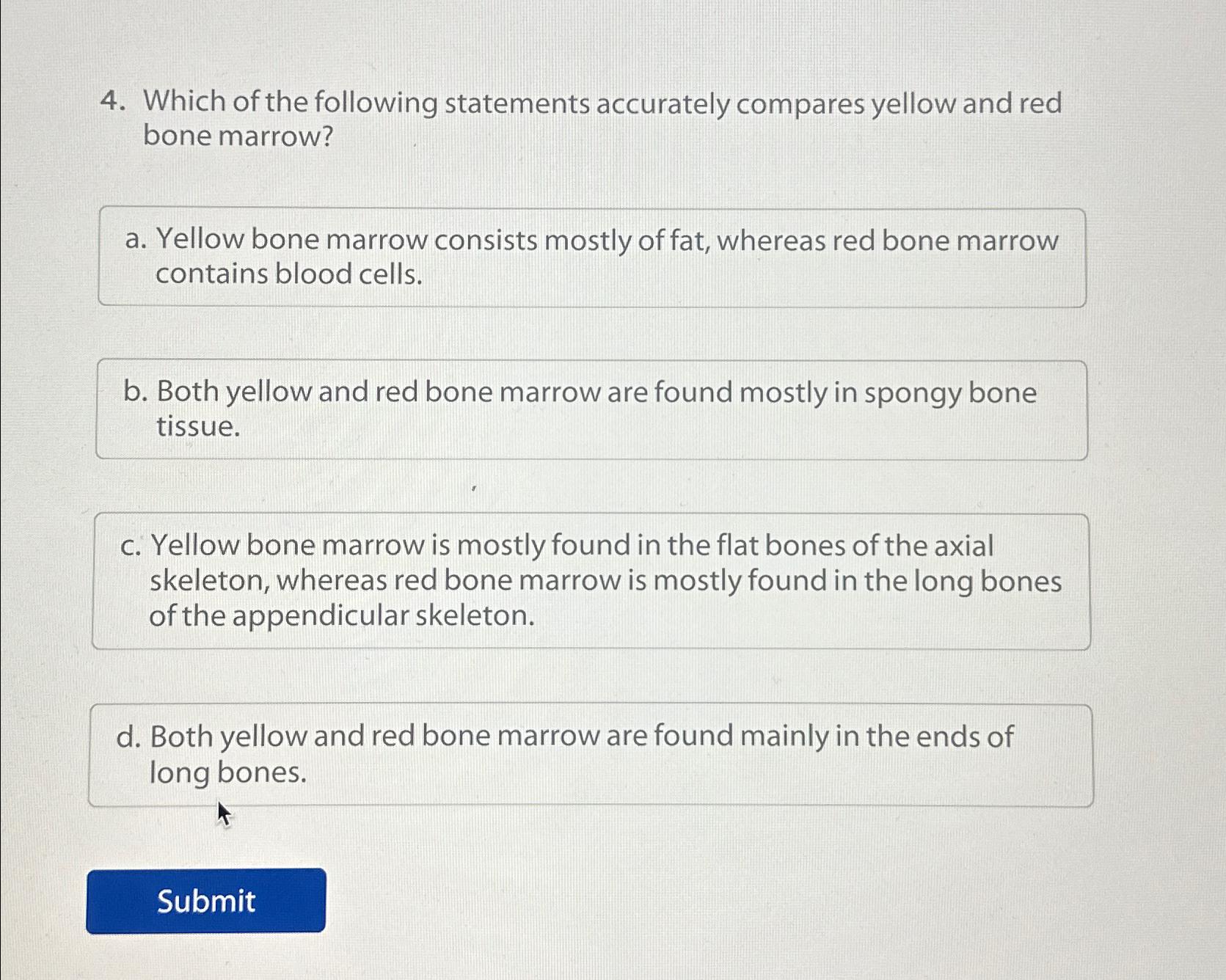 Solved Which of the following statements accurately compares | Chegg.com