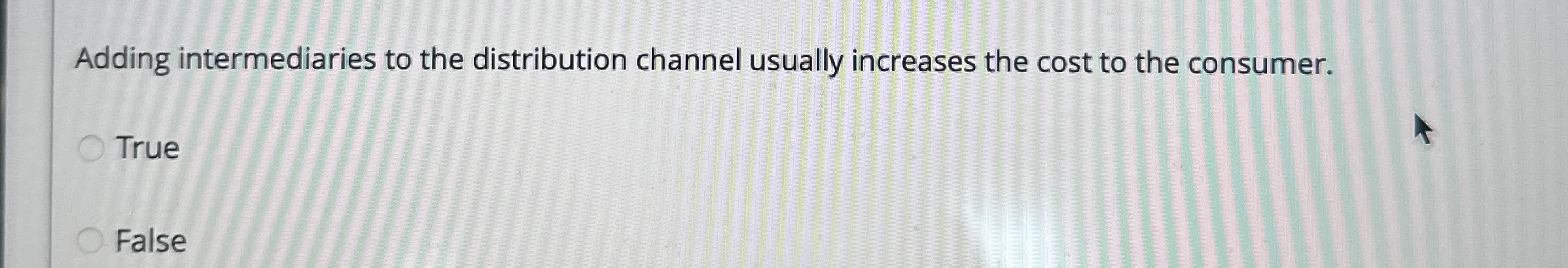Solved Adding intermediaries to the distribution channel | Chegg.com