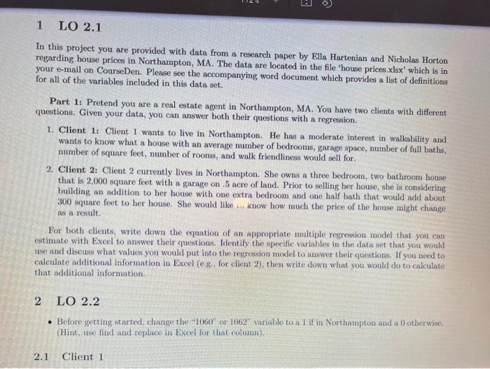 just part 1 and 2 for client 1. need help getting | Chegg.com
