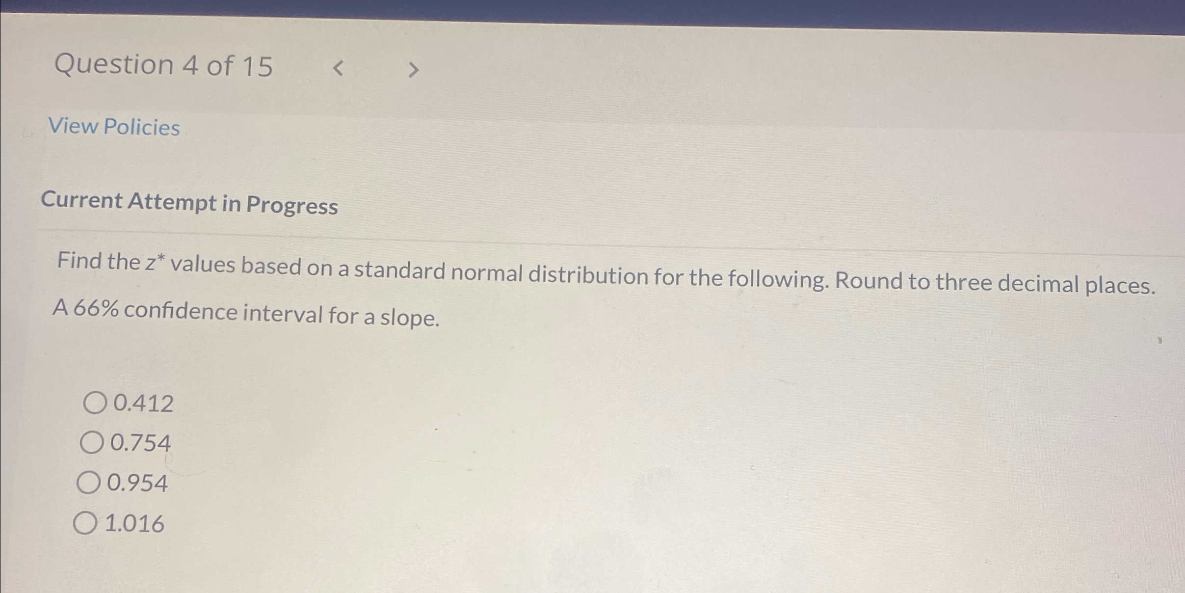 Solved Question 4 ﻿of 15View PoliciesCurrent Attempt in | Chegg.com