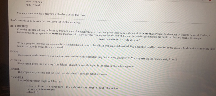 Solved EXERCISING A DOUBLY-LINKED LIST CLASS INTRODUCTION | Chegg.com