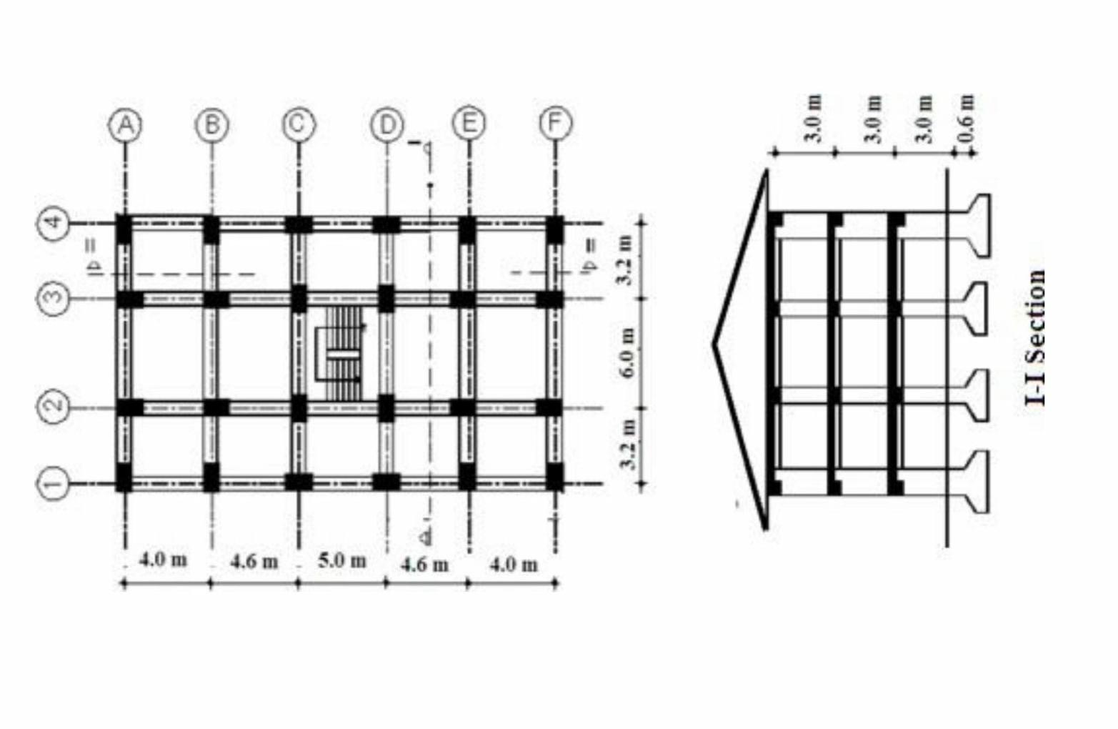 Solved Determine the dimensions of the columns and beams | Chegg.com