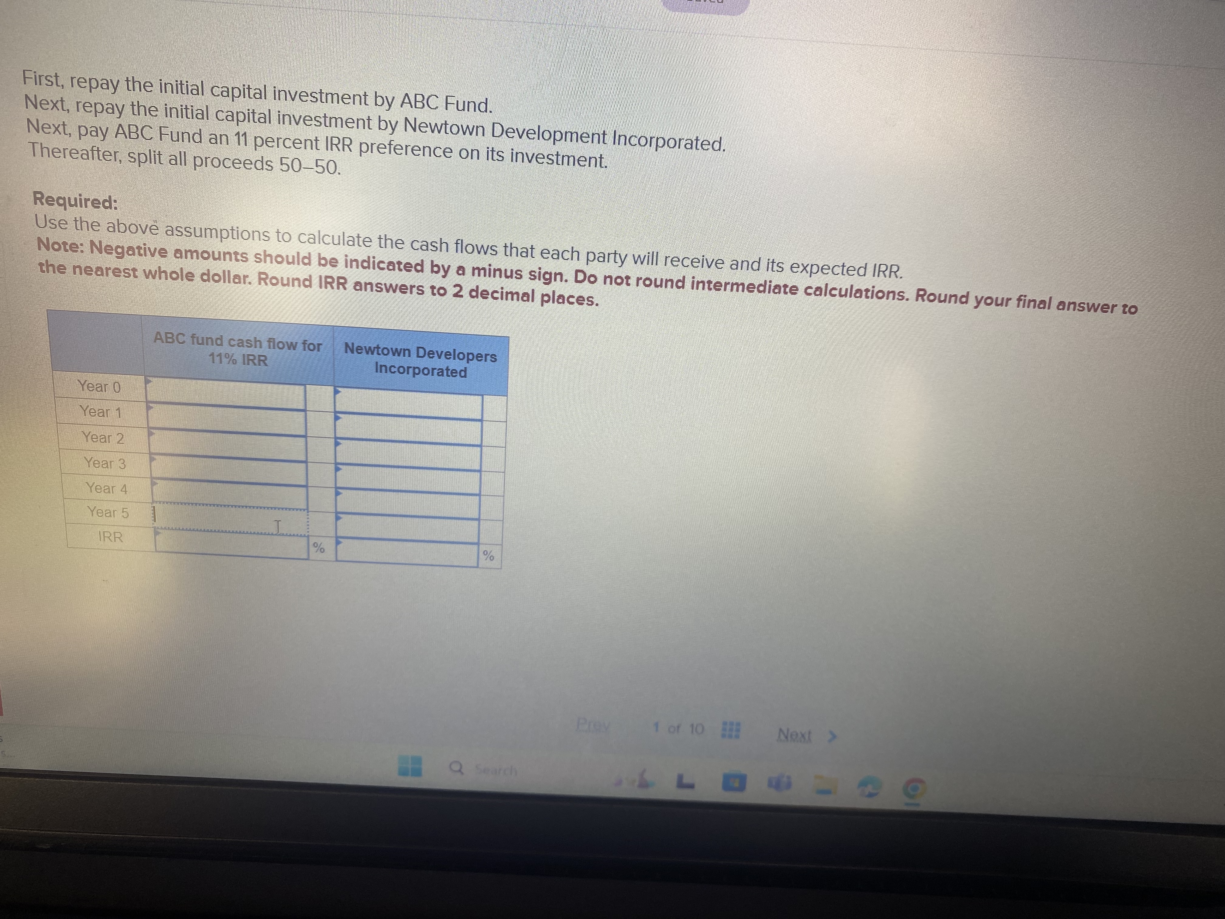 Solved ABC Fund has decided to enter into a joint venture | Chegg.com
