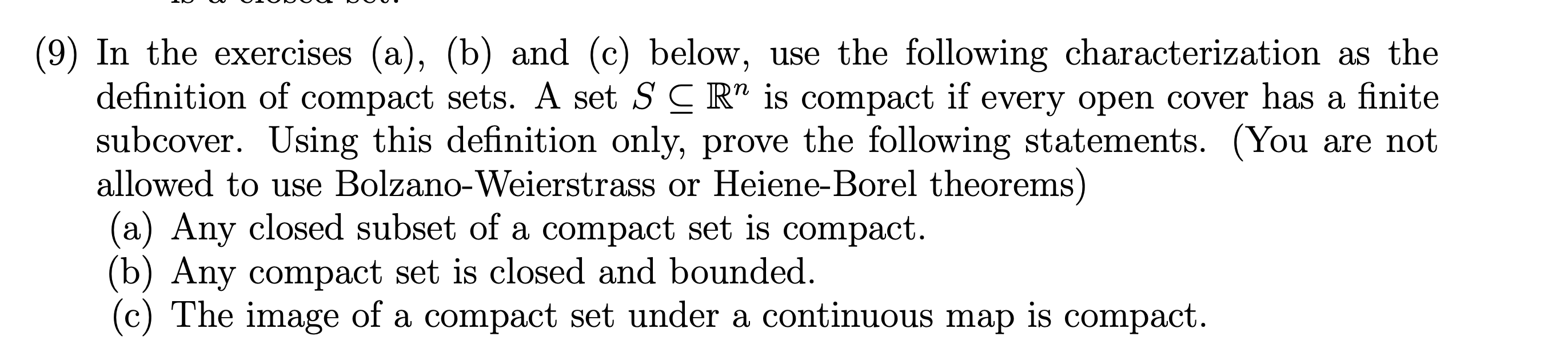 Solved (9) ﻿In the exercises (a), (b) ﻿and (c) ﻿below, use | Chegg.com