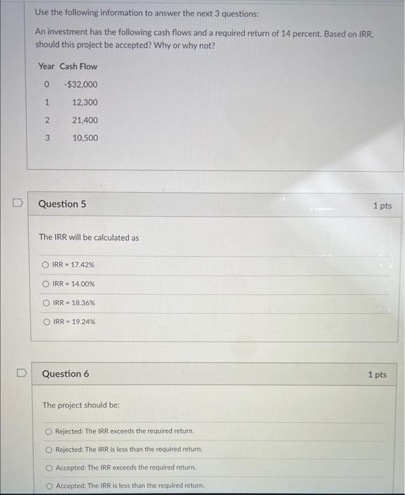 Solved Use the following information to answer the next 3 | Chegg.com