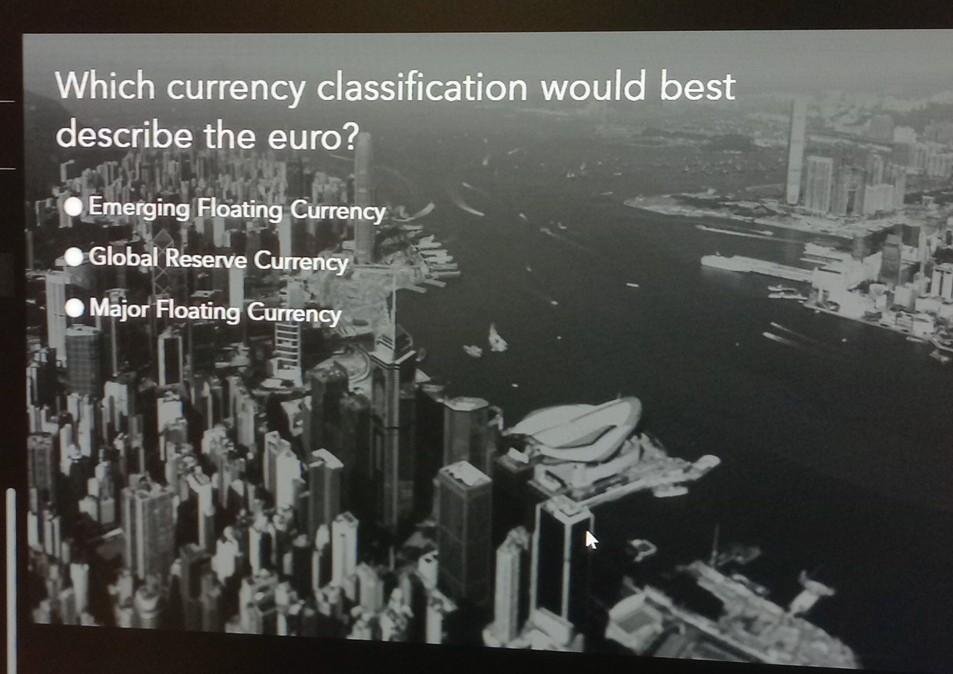 Solved Which currency classification would best describe the | Chegg.com